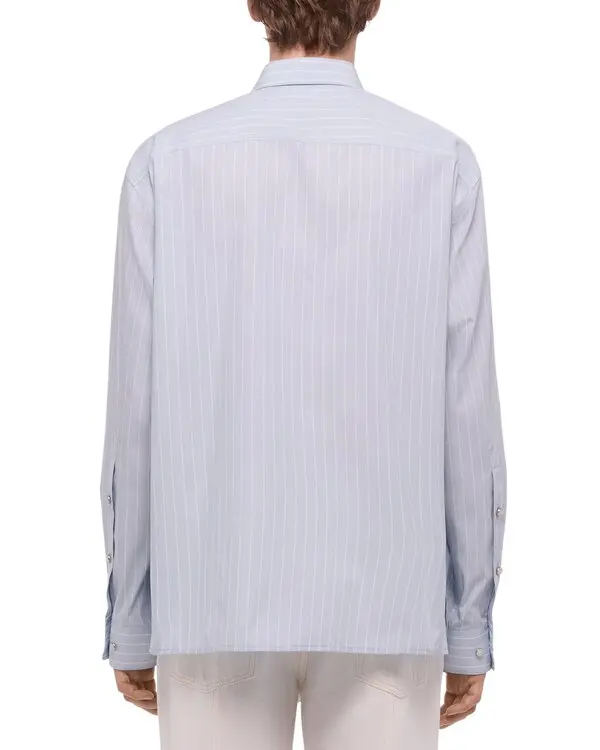 Helmut Lang Relaxed Shirt - Light Blue Multi