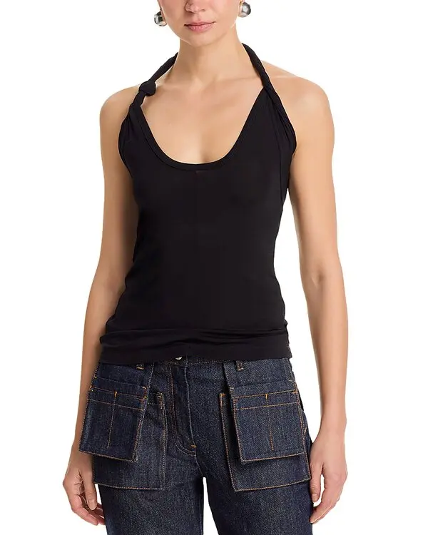 Helmut Lang Twist Halter Top