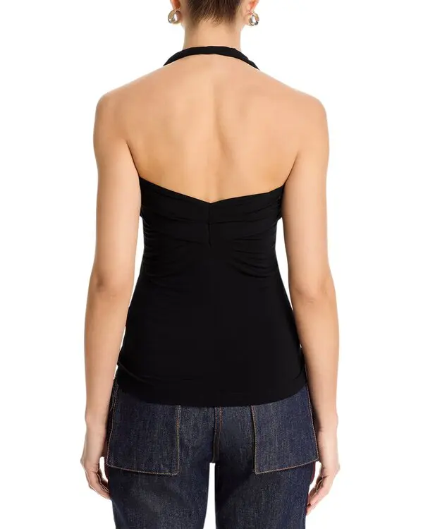 Helmut Lang Twist Halter Top