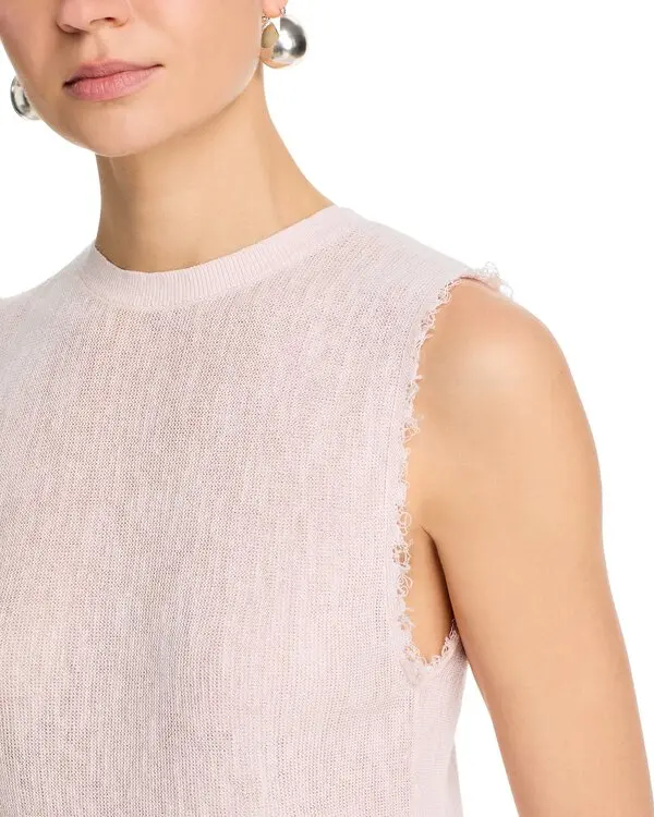 Helmut Lang Raw Edge Knit Top