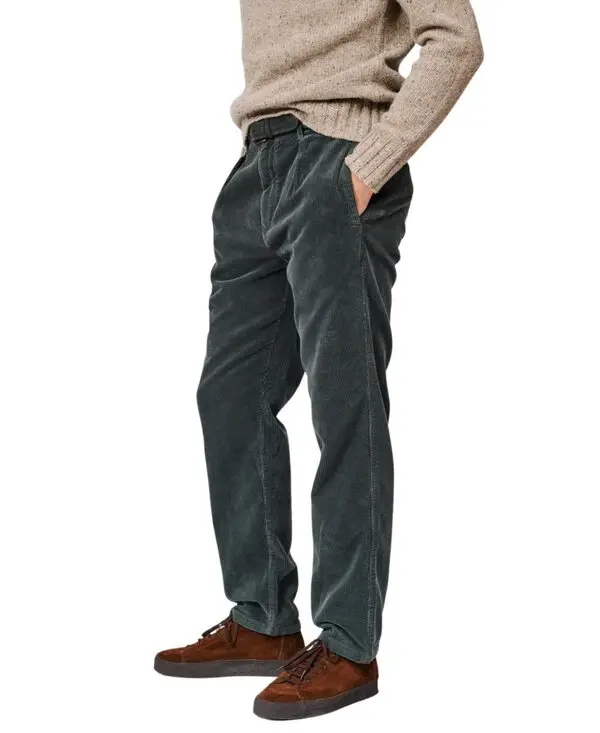AUBIN Barrowby Cord Pants - Khaki