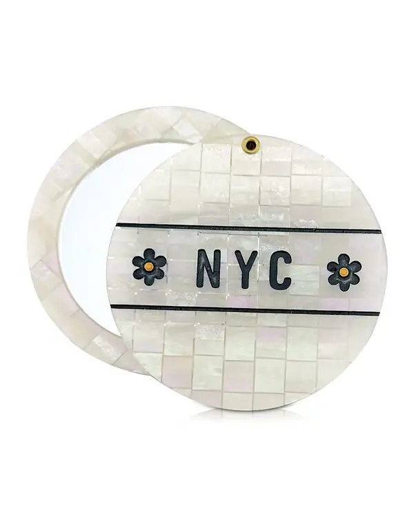 SOLAR ECLIPSE Compact Mirror Nyc Mosaic - No Color