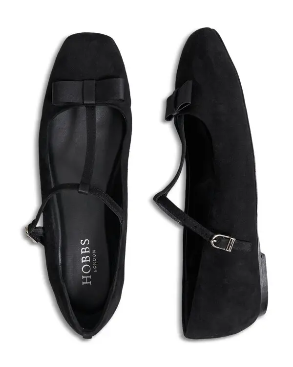 HOBBS LONDON Ottilie T-strap Flats