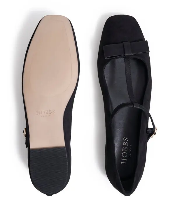 HOBBS LONDON Ottilie T-strap Flats