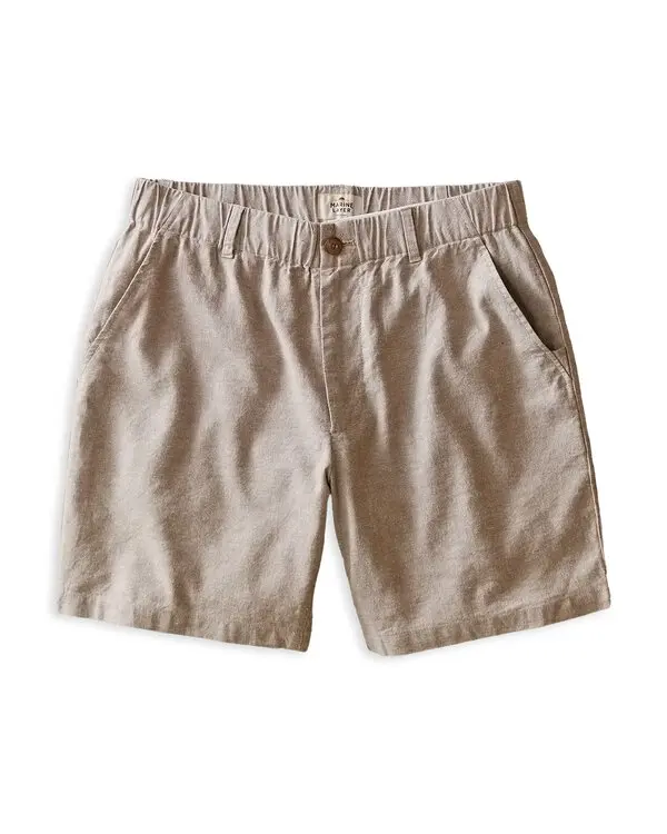 Marine Layer Saturday Hemp 7" Chino Short - Taupe