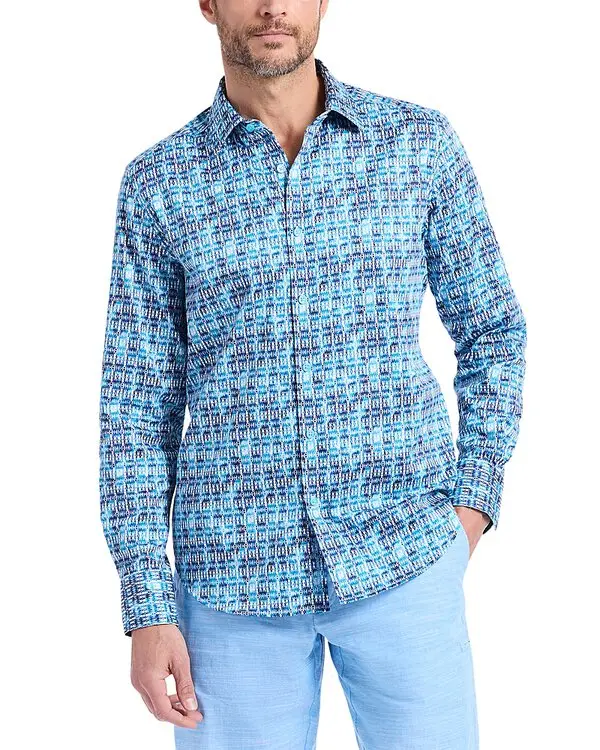 Robert Graham Westmoreland Chainlink Woven Shirt