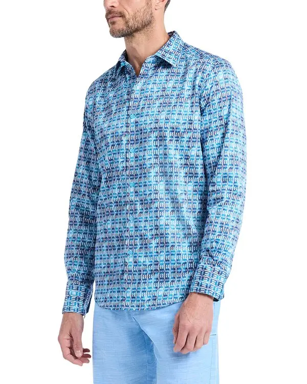 Robert Graham Westmoreland Chainlink Woven Shirt