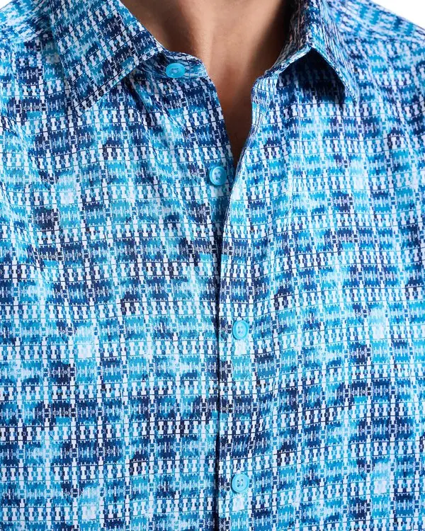 Robert Graham Westmoreland Chainlink Woven Shirt
