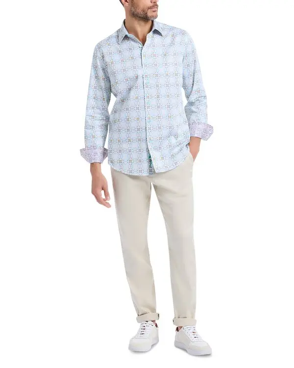Robert Graham Runnymede Printed Long Sleeve Woven Shirt - Multi