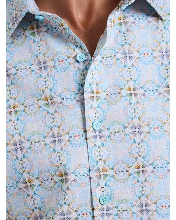 Robert Graham Runnymede Printed Long Sleeve Woven Shirt - Multi