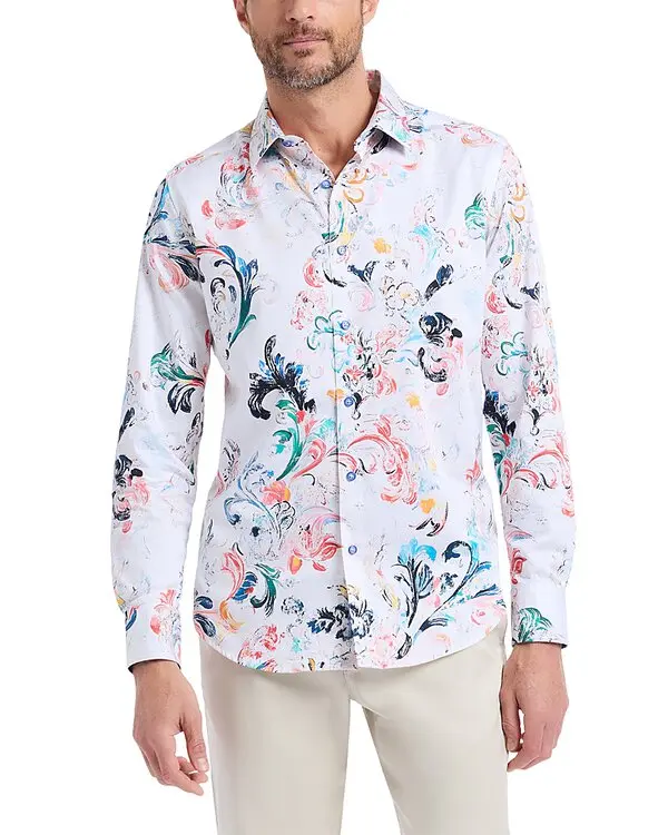 Robert Graham Aldersgate Printed Long Sleeve Woven Shirt - Multi
