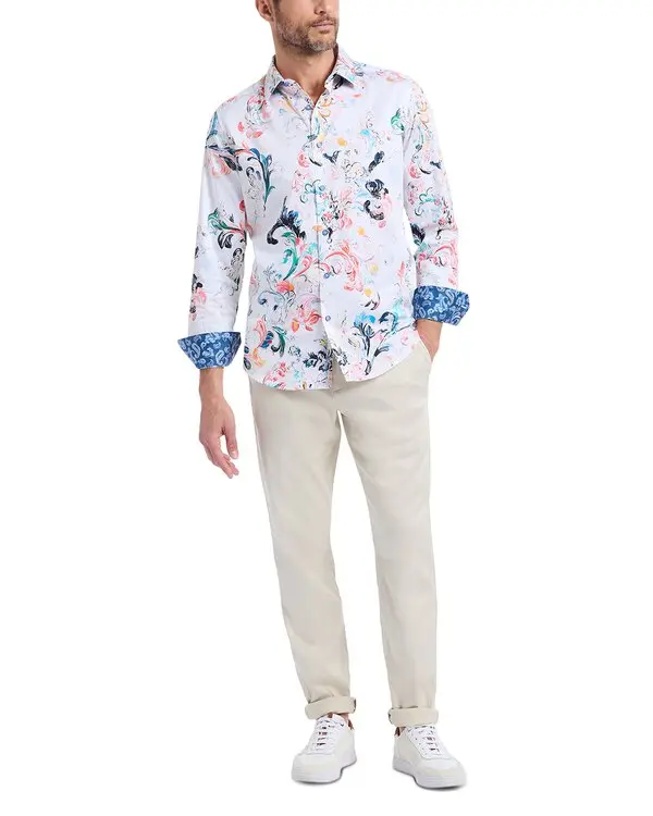 Robert Graham Aldersgate Printed Long Sleeve Woven Shirt - Multi