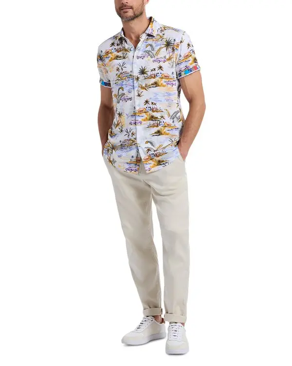 Robert Graham Curtis Tropical Graphic Shirt