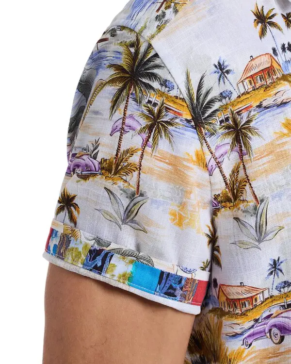 Robert Graham Curtis Tropical Graphic Shirt