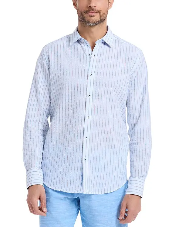 Robert Graham Wythburn Striped Long Sleeve Woven Shirt