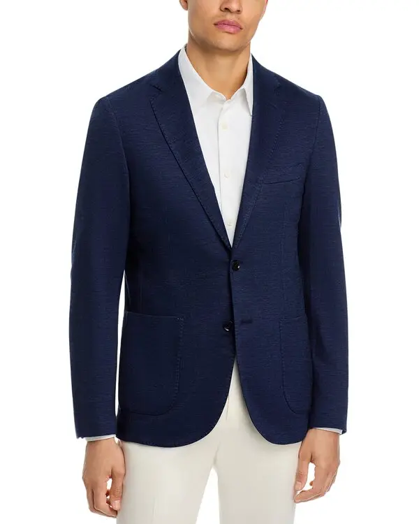 MAURIZIO BALDASSARI Wool, Linen, & Silk Jersey Unstructured Sport Coat