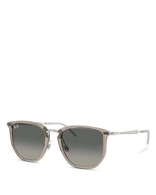 Ray-ban Round Sunglasses, 53mm - Transparent