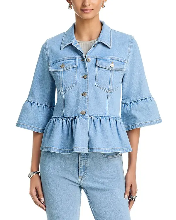 Cinq À Sept Mandie Denim Jacket - Mist