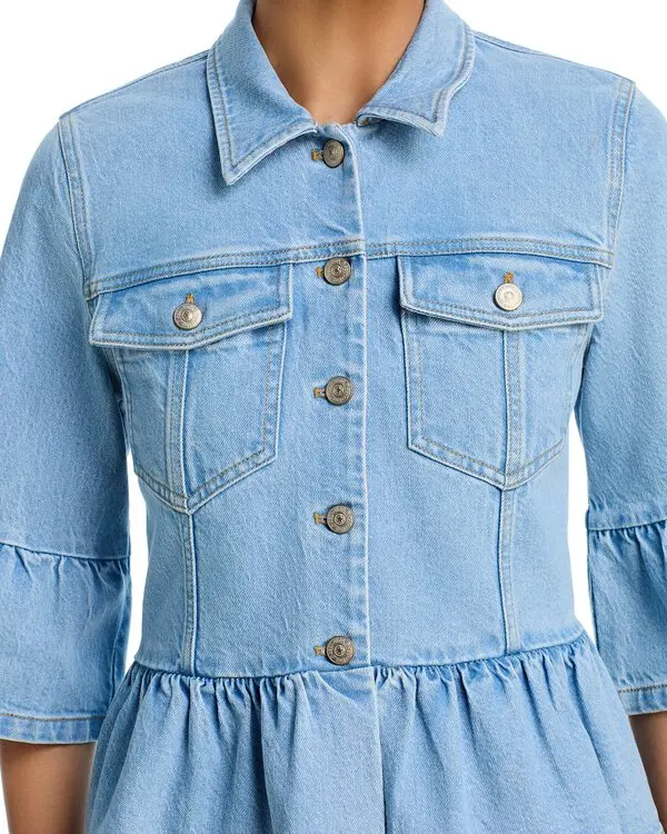 Cinq À Sept Mandie Denim Jacket - Mist