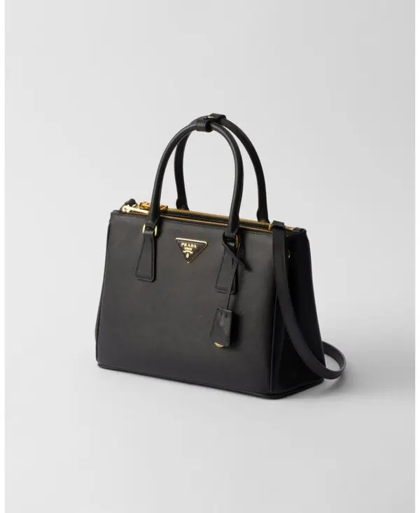 Prada Galleria Medium Saffiano Leather Bag - Black