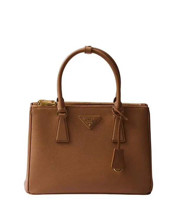 Prada Galleria Medium Saffiano Leather Bag - Brown