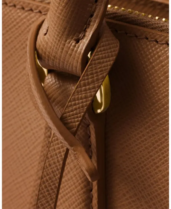 Prada Galleria Medium Saffiano Leather Bag - Brown