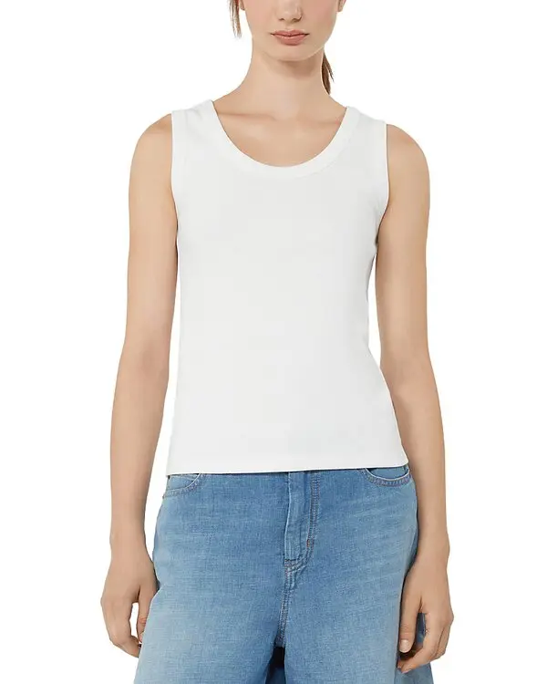Max Mara Wkdmultic Knit Top - White