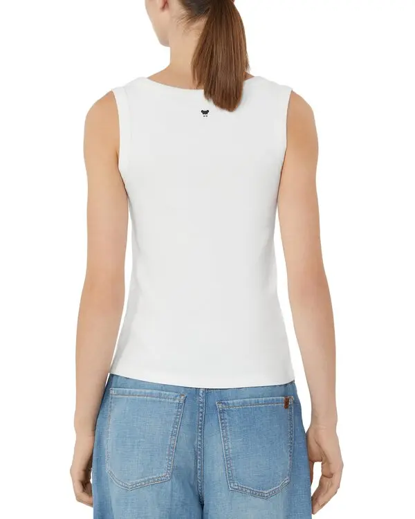 Max Mara Ribbed Knit Top