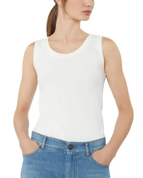 Max Mara Ribbed Knit Top
