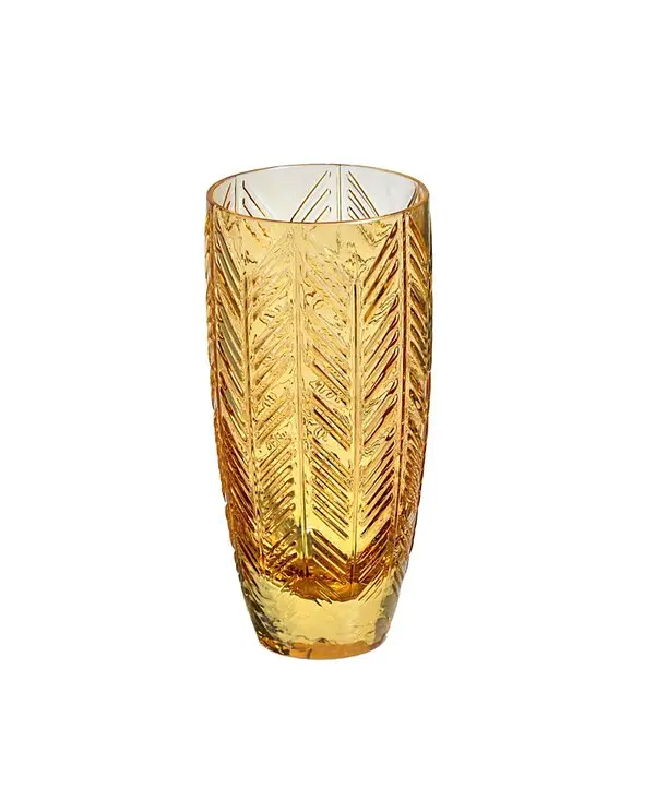 Missoni Zig Zag Champagne Glasses, Set Of 6 - Amber