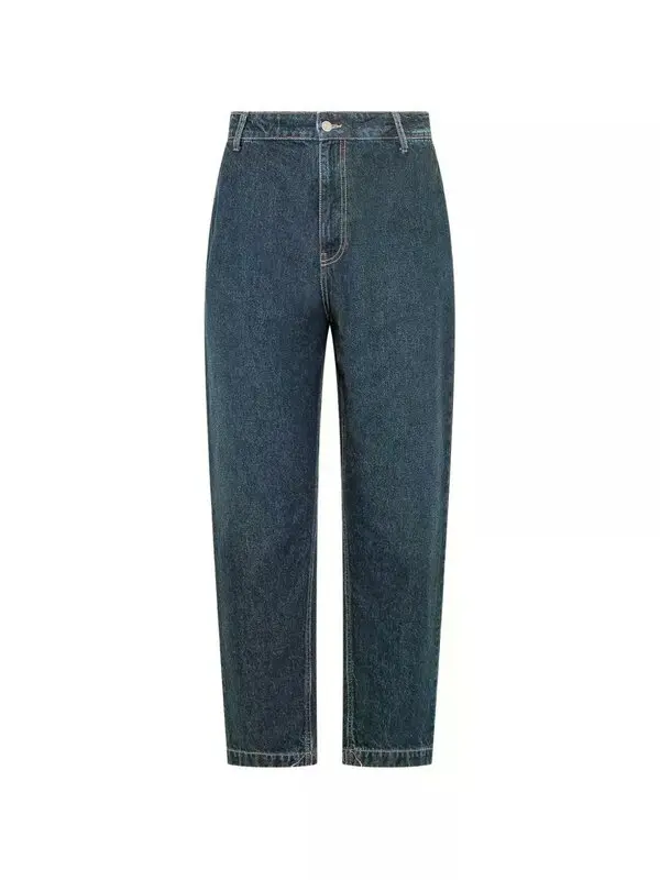 THE.NIM Logo-patch Straight-leg Jeans