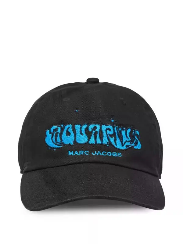 Marc Jacobs Embroidered Zodiac Baseball Cap - Black