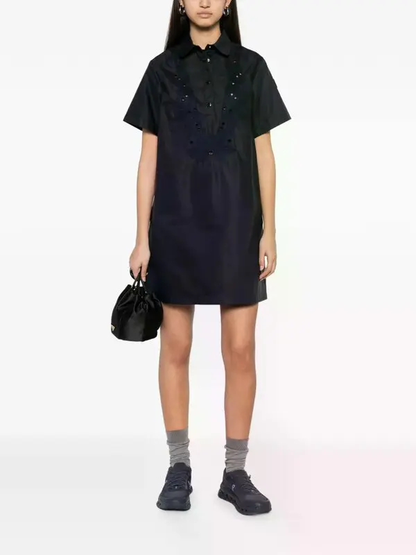 Moncler Broderie-anglaise Mini Dress