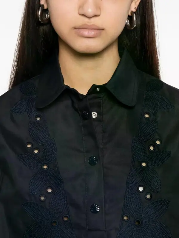 Moncler Broderie-anglaise Mini Dress