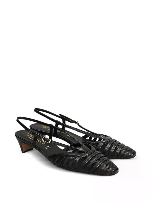 BIANCADI Caged Slingback Pumps