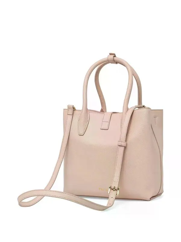 Furla Goccia Grained Leather Tote Bag - Neutrals