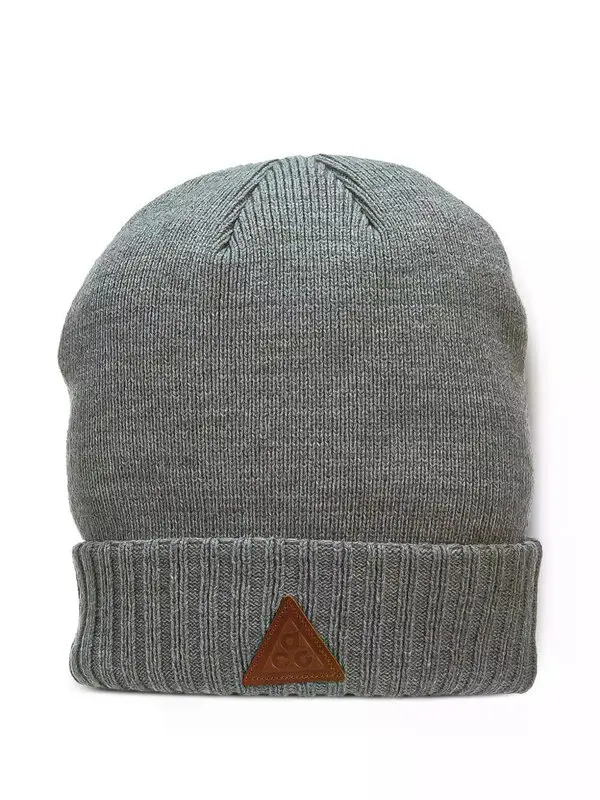 Nike Logo-patch Cuffed Beanie