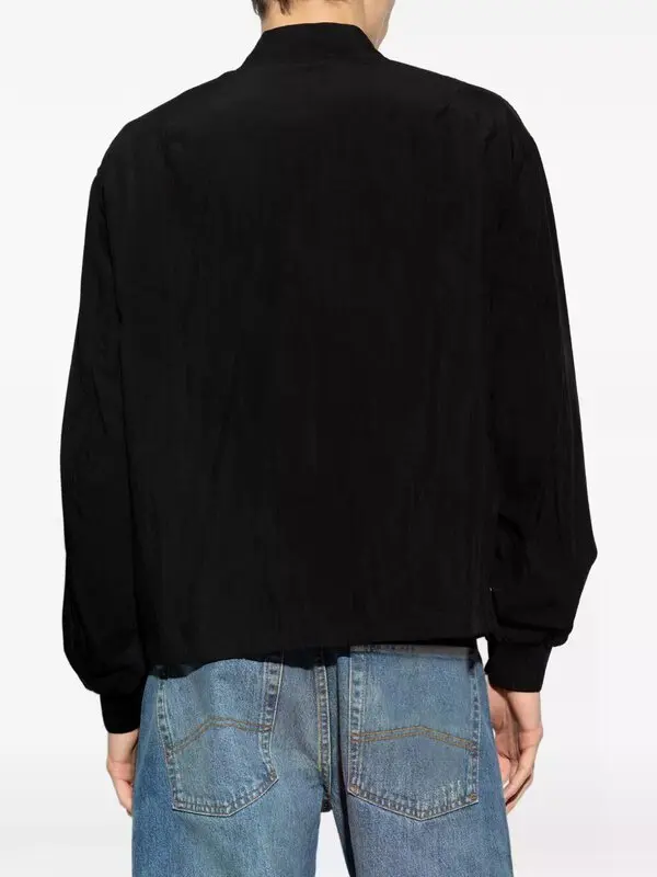 Emporio Armani Logo-embroidered Zip-up Jacket