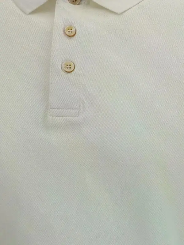 Palm Angels Logo-collar Cotton Polo Shirt