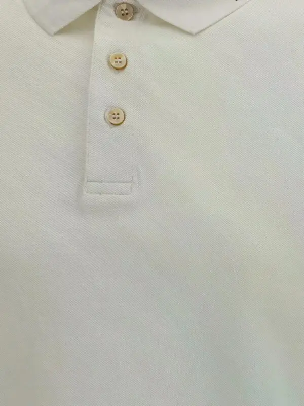 Palm Angels Logo-collar Cotton Polo Shirt