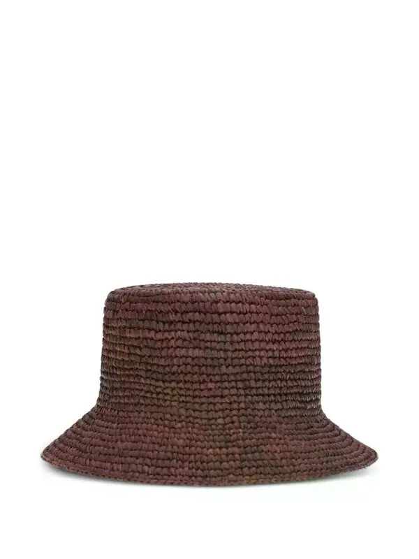 VIVIENNE WESTWOOD Raffia Orb-plaque Bucket Hat
