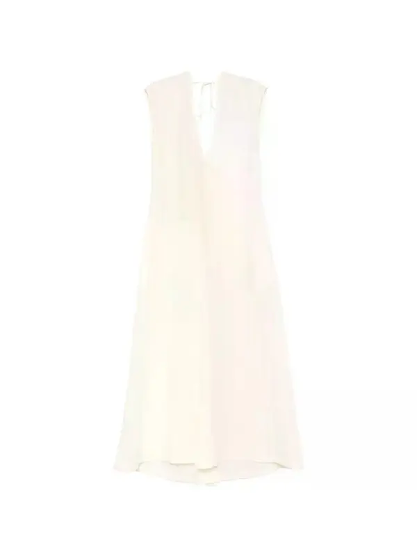 COVERT V-neck Back-tie Maxi Dress