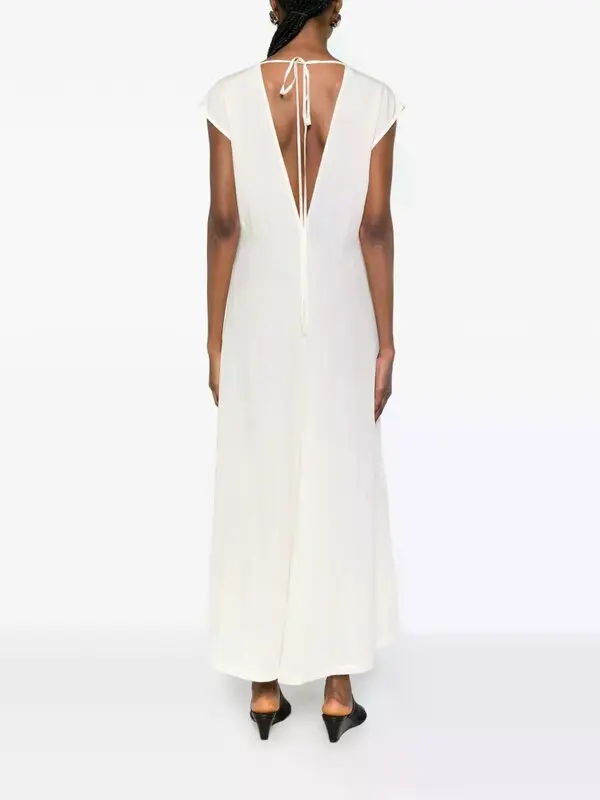 COVERT V-neck Back-tie Maxi Dress