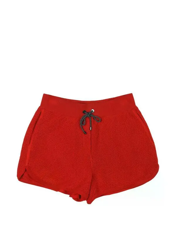 Brunello Cucinelli Mesh-effect Drawstring Shorts