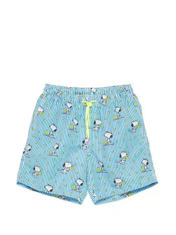 MC2 SAINT BARTH Snoopy Print Swim Shorts - Blue