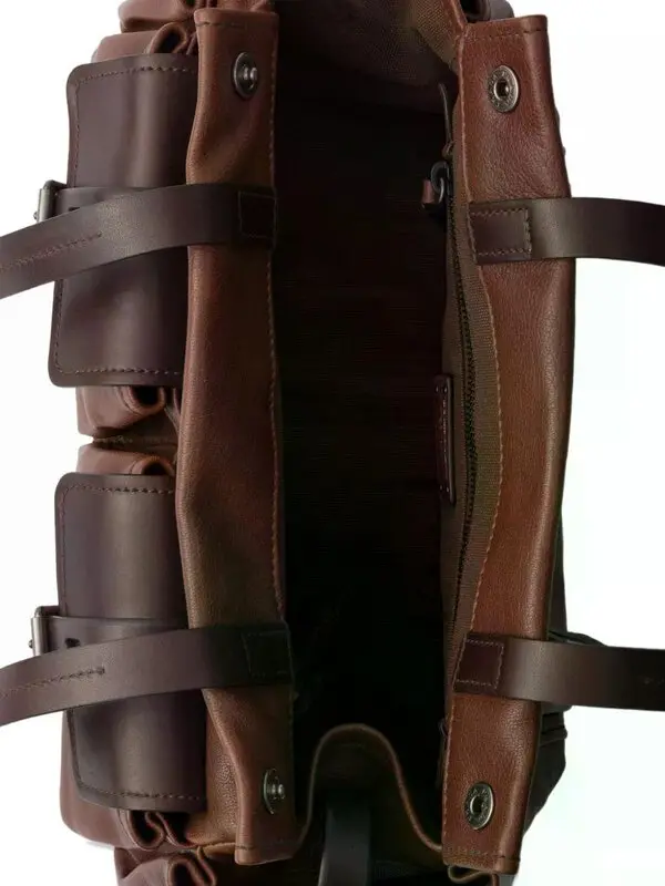 Prada Route Medium Leather Tote Bag - Brown
