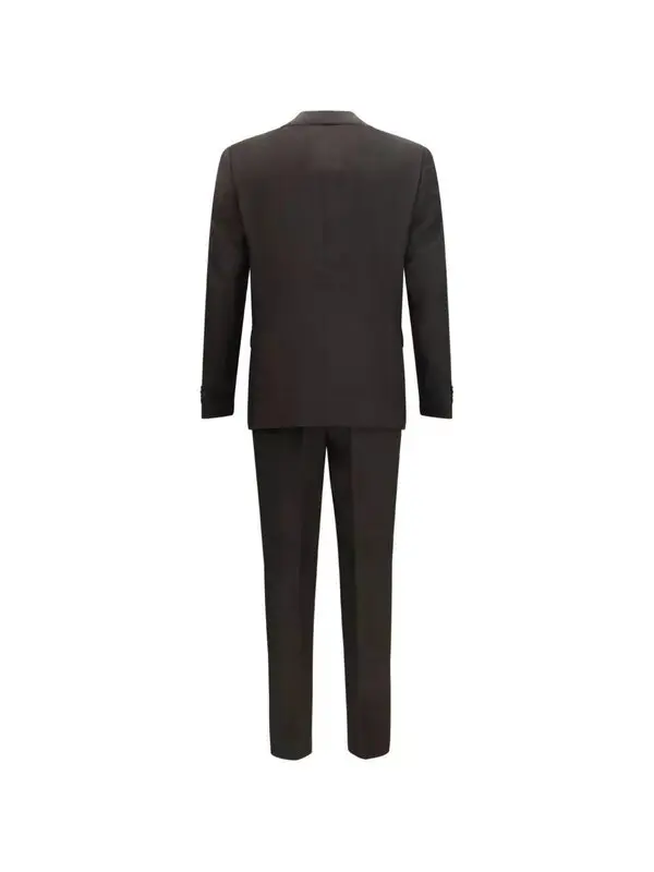 BOSS Single-breasted Wool Suit - Brown