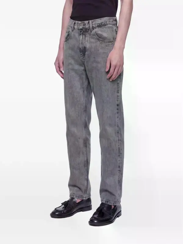 SECOND / LAYER Big Papi Stonewashed Jeans - Grey