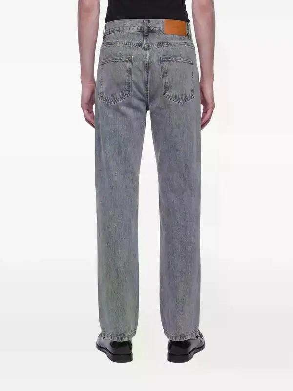 SECOND / LAYER Big Papi Stonewashed Jeans - Grey