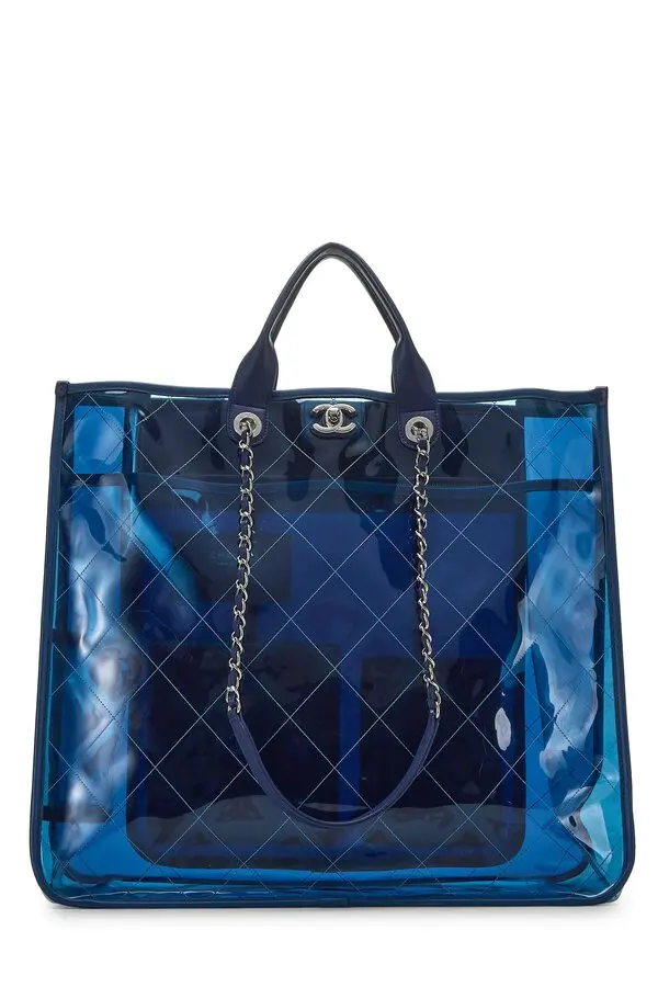 Chanel Coco Splash Shopping Tote - Blue